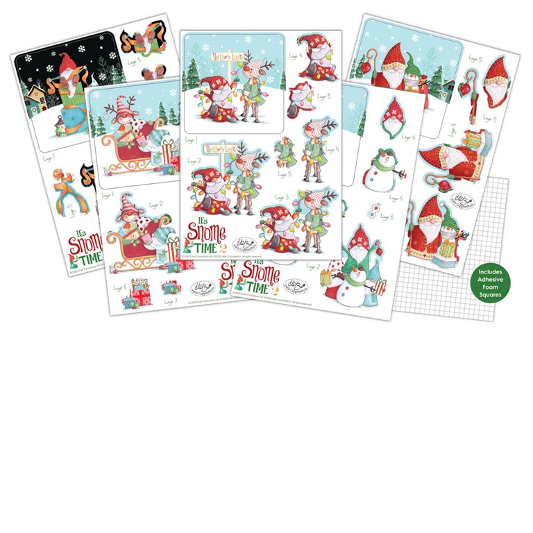 3D & Decoupage Set - Its Snome Time 2 - PY Hobby