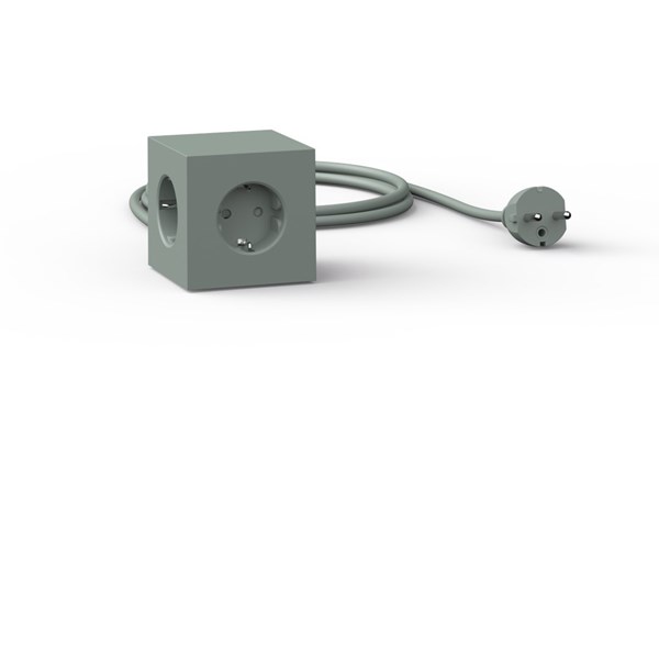 Avolt Grenuttag Square 1 Med Usb&Magnet Grön - Stockholms Ljusbutik