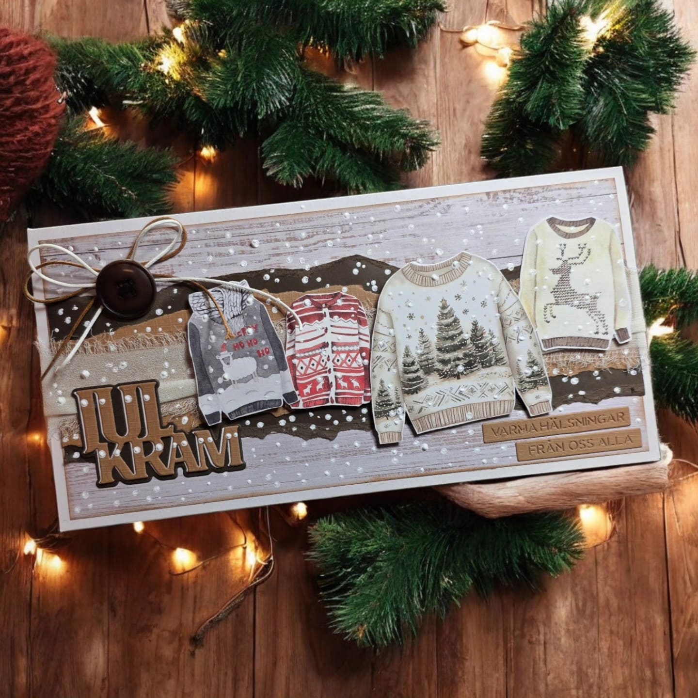 Gör egna julkort - Scrapbooking & pyssel - Inspiration - PY Hobby