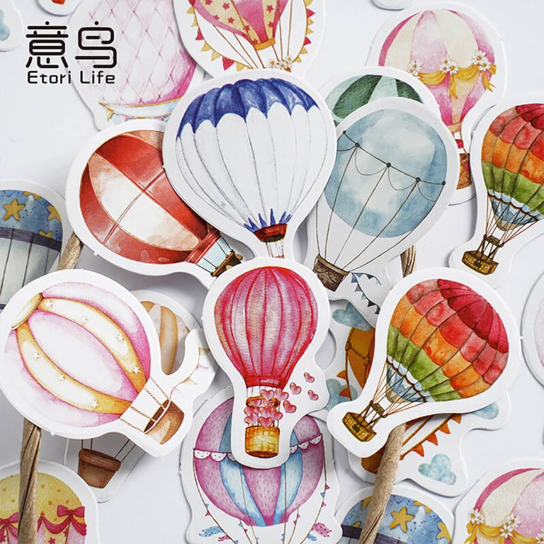 Stickers - Luftballonger - 46st - PY Hobby
