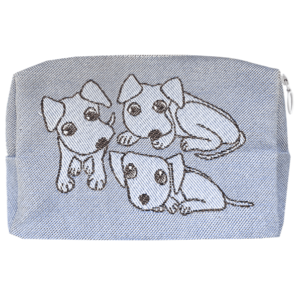 Hilda Hilda - Pouch 18cm Dog Blue