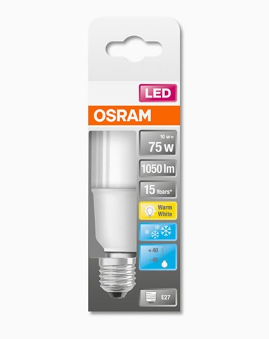 Osram LED CL STICK MATT non-dim 9W/827 (75W) E27 - Lysman