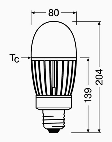 Osram HQL LED PRO E40 41W/827 360° - Ersättare 125W - Lysman