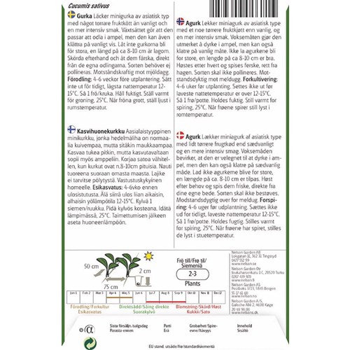 Fröer - Gurka, Ampel-, Hopeline F1