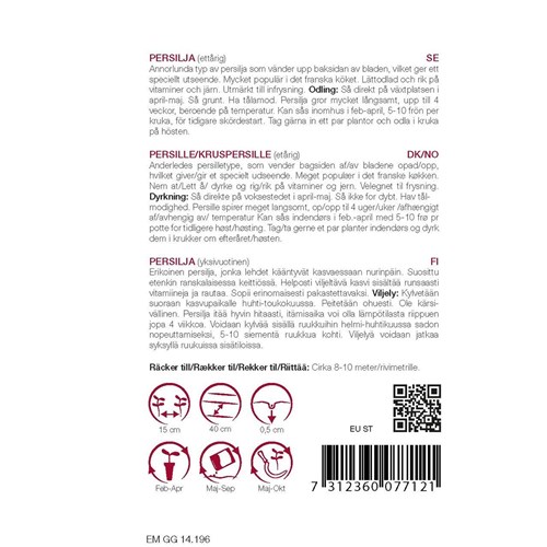 Persilja, Paravert - Simbadusa