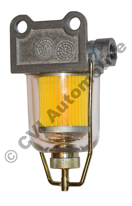 Fuel filter, glass-bowl type (with replaceable paper filter) - We ship ...