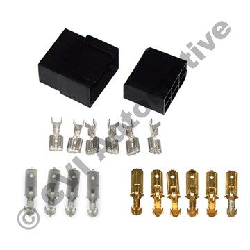Connector box kit black (complete), with correct cable connectors - We ...