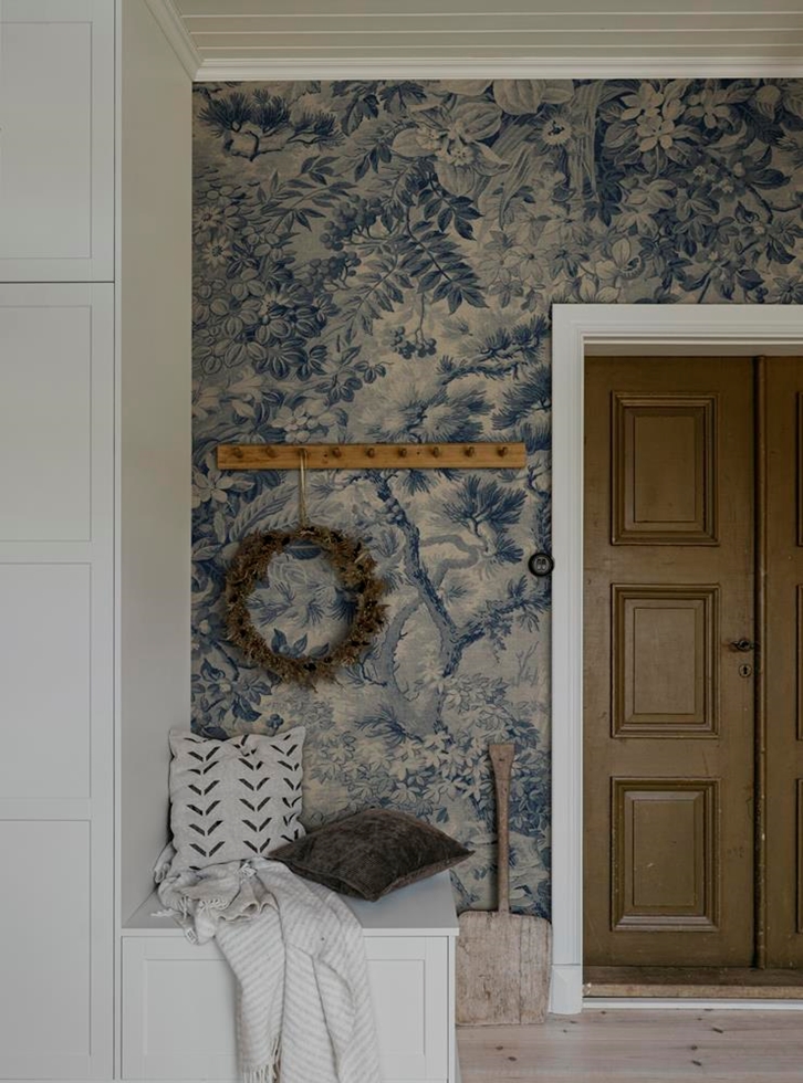 Johannas Damm, Blue tapet från Sandberg® (SB181-01) - Fraktfritt online