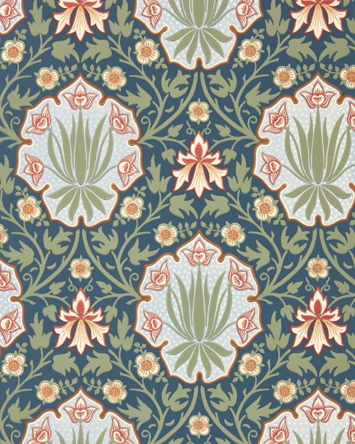 Iris & Rose tapet från William Morris® (WM283-02) - Fraktfritt online