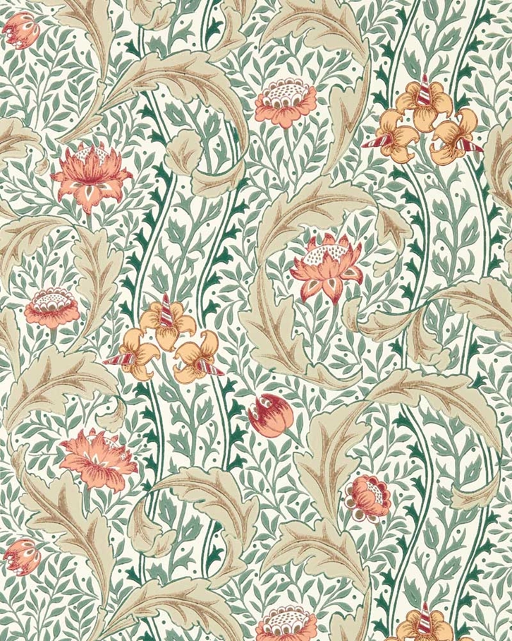 Wild Tulip & Vine tapet från William Morris® (WM293-01) - Fraktfritt online