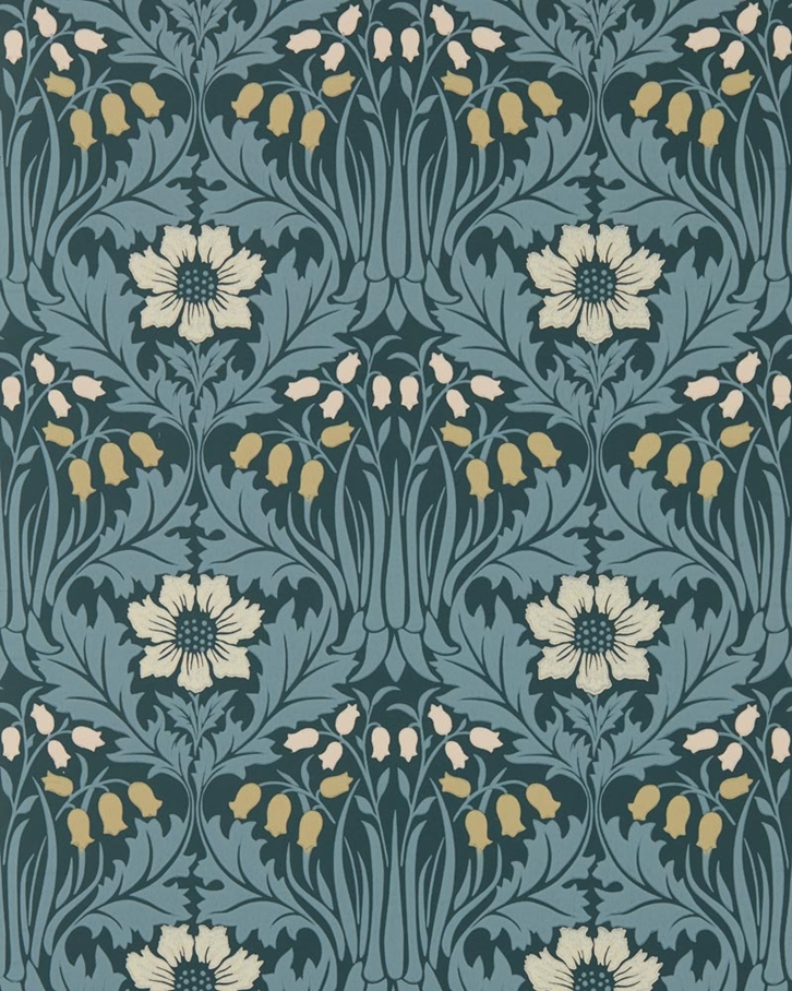 Woodbell & Anemone tapet från William Morris (WM294-03) - Fraktfritt online