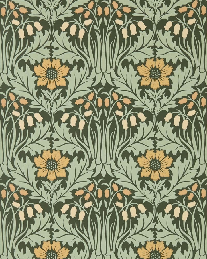 Woodbell & Anemone tapet från William Morris (WM294-04) - Fraktfritt online
