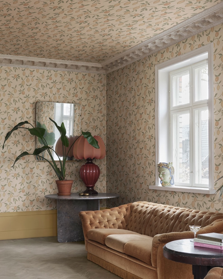 Limone tapet från Sandberg® (SB234-01) - Fraktfritt online