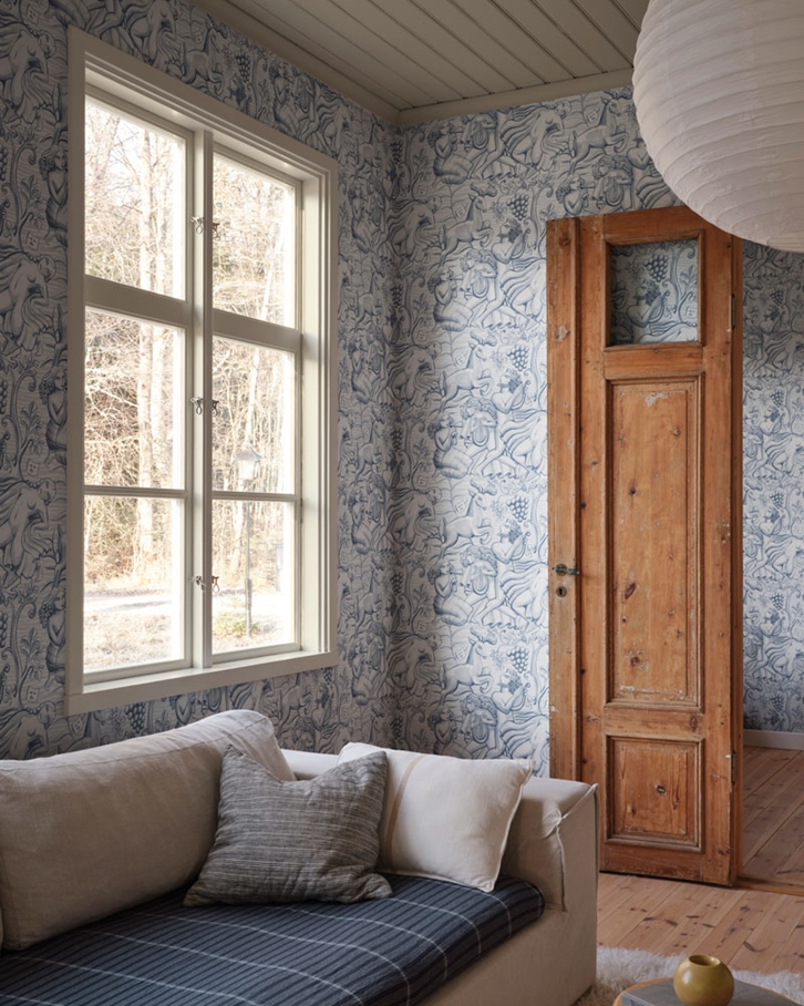 Baccus tapet från Sandberg® (SB239-03) - Fraktfritt online
