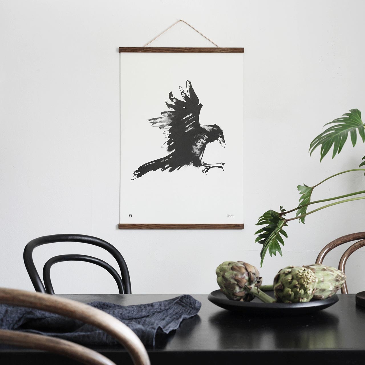 Iris Hantverk - Poster Raven