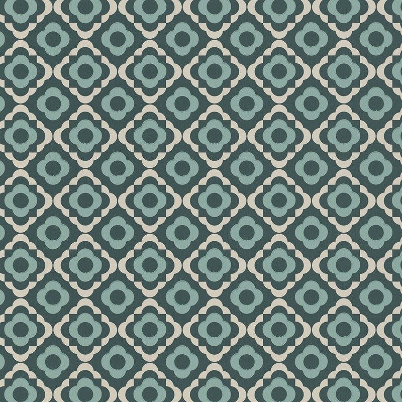 Quatrefoil, Squid Ink tapet från Paint & Paper Library® (PP107-08 ...