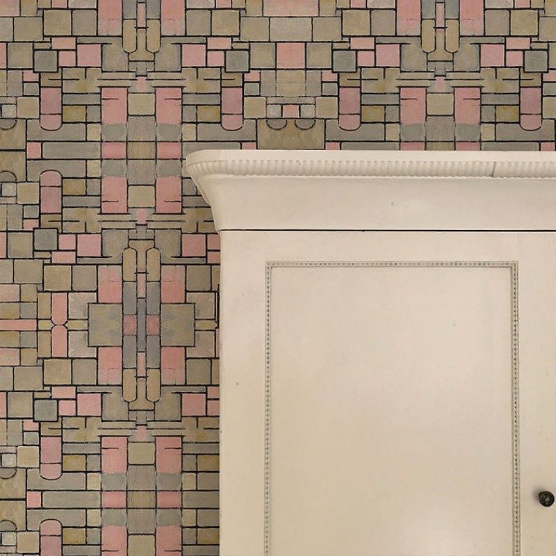 Composition no 2 tapet från Ottoline - Engelska Tapetmagasinet