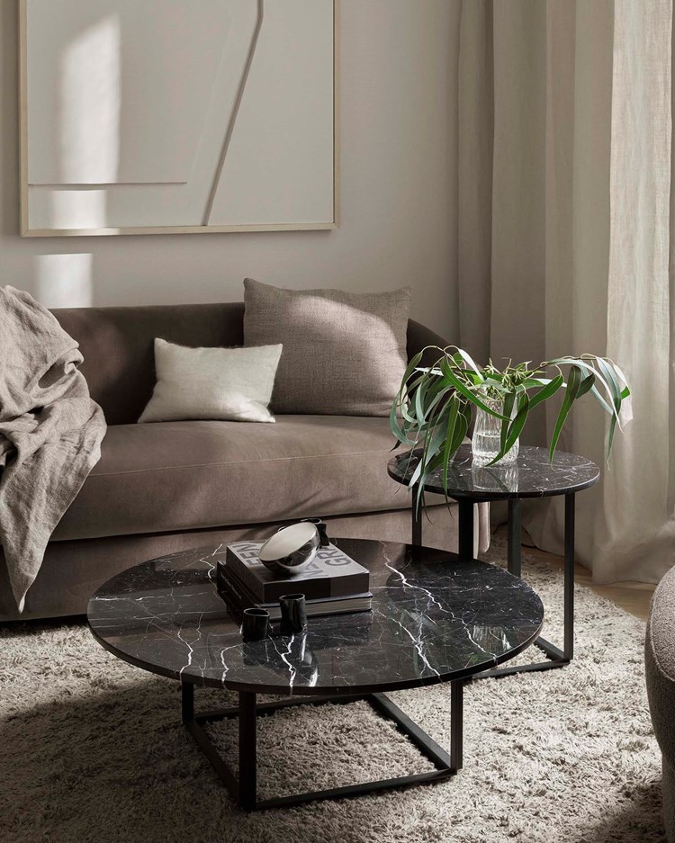 New Works Florence Coffee Table Black Marquina - Vallgatan 12