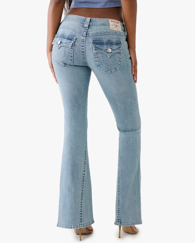 True Religion Joey Low Rise Flare Jeans Peak Spot - Vallgatan 12