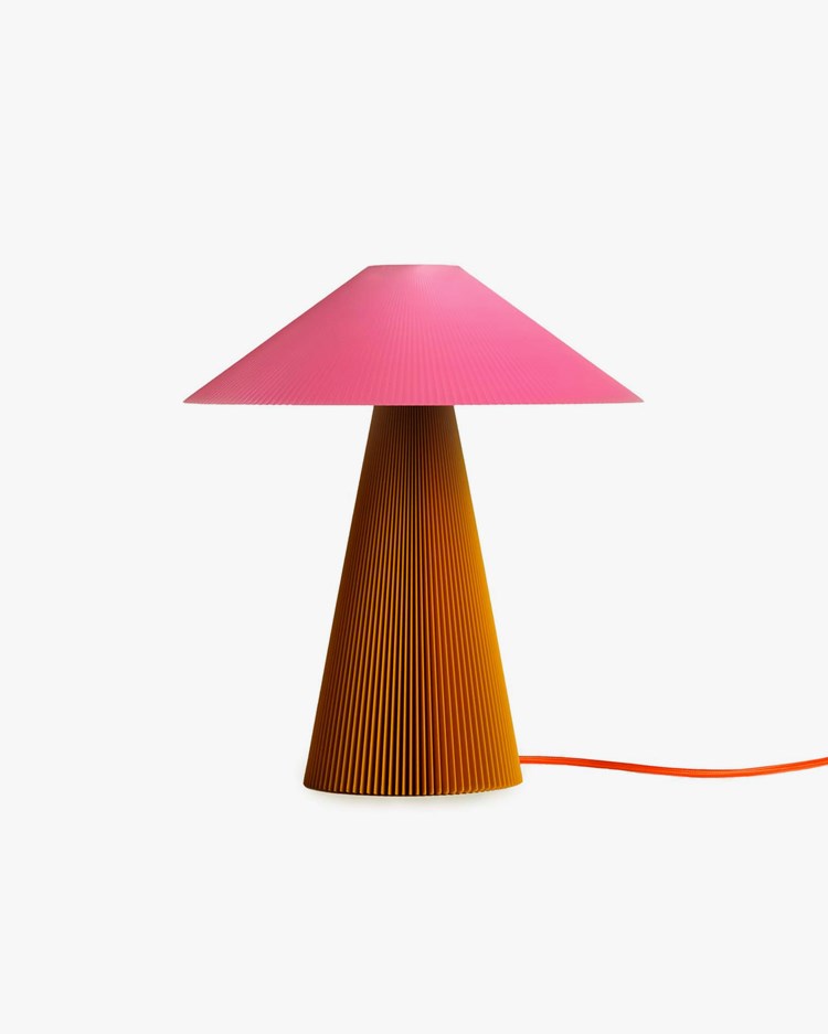 MANU Matters Teen Jane Table Lamp Mustard/Pink - Vallgatan 12