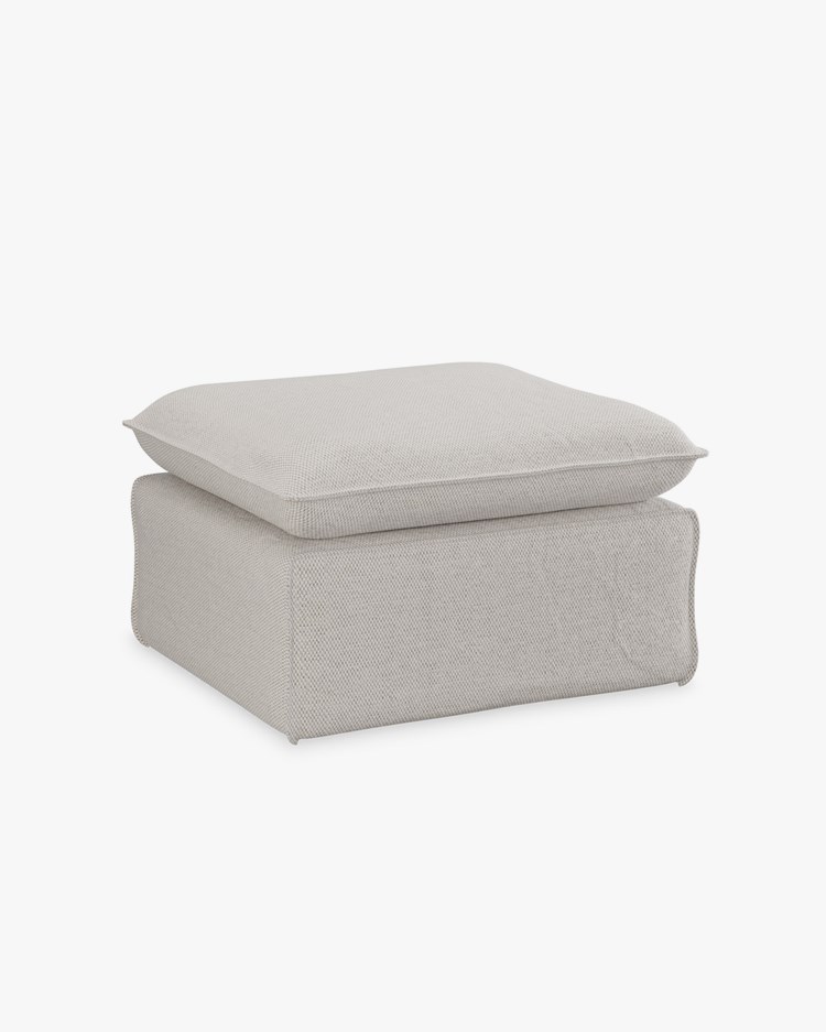 HK Living Nomad Couch Hocker Cosy Beige - Vallgatan 12