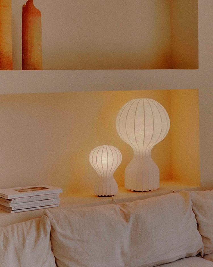 FLOS Gatto Piccolo Table Lamp White - Vallgatan 12