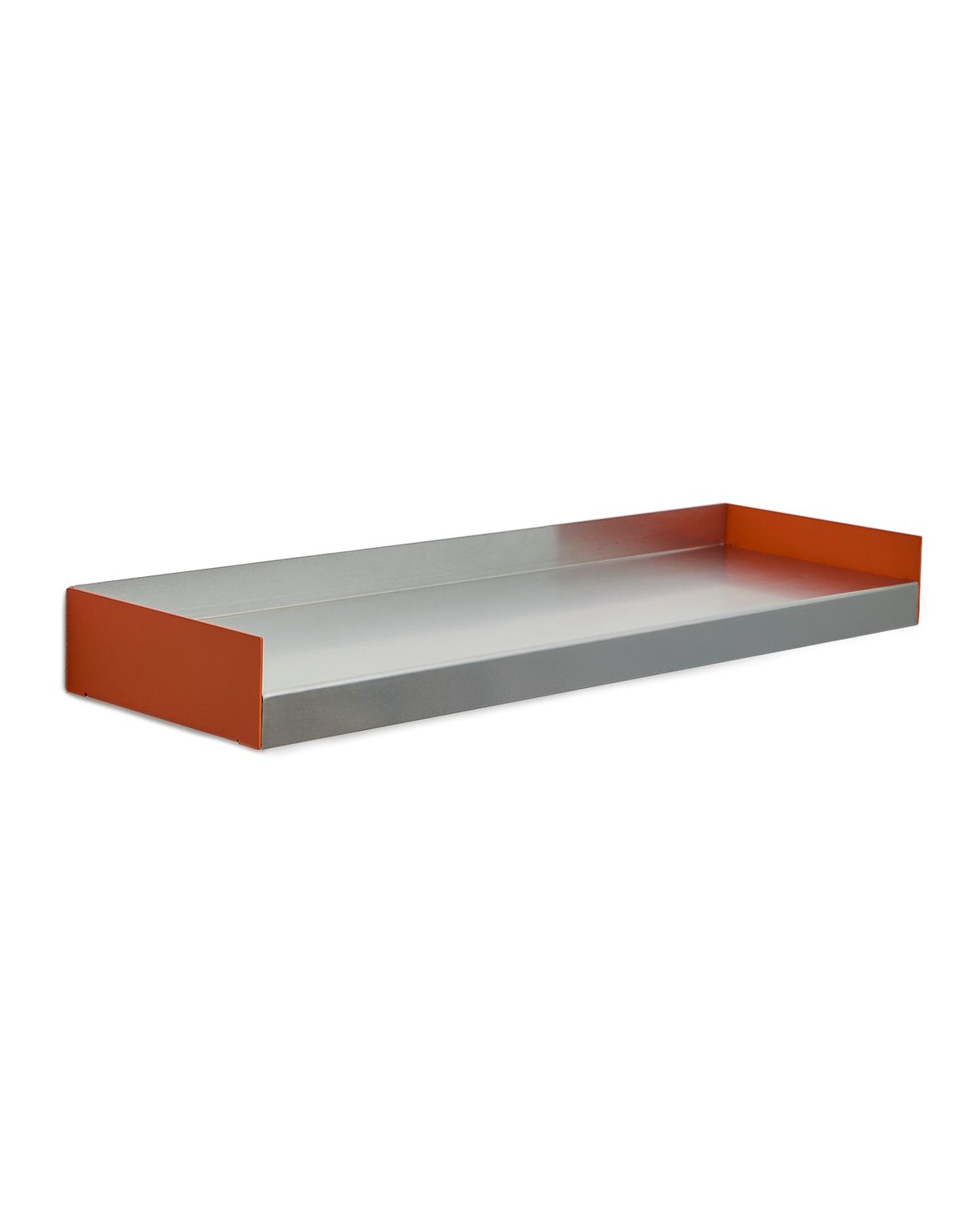 Our Society Kompakt Shelf Orange Gloss/Raw Aluminum - Vallgatan 12