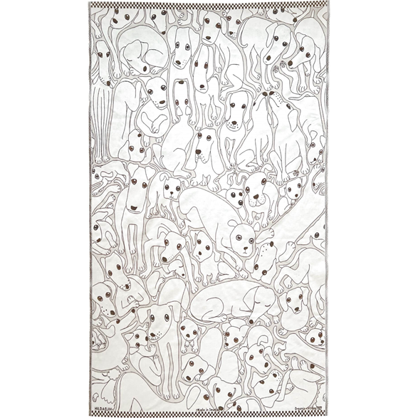 Hilda Hilda - Throw Dogs Beige