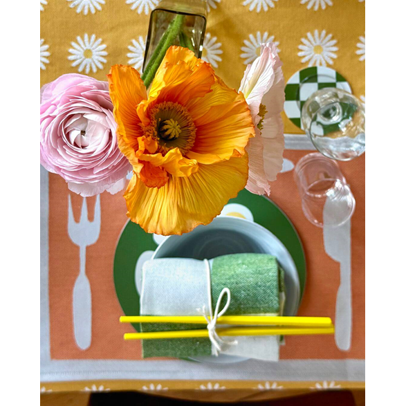 Hilda Hilda - Table mat Plate Orange