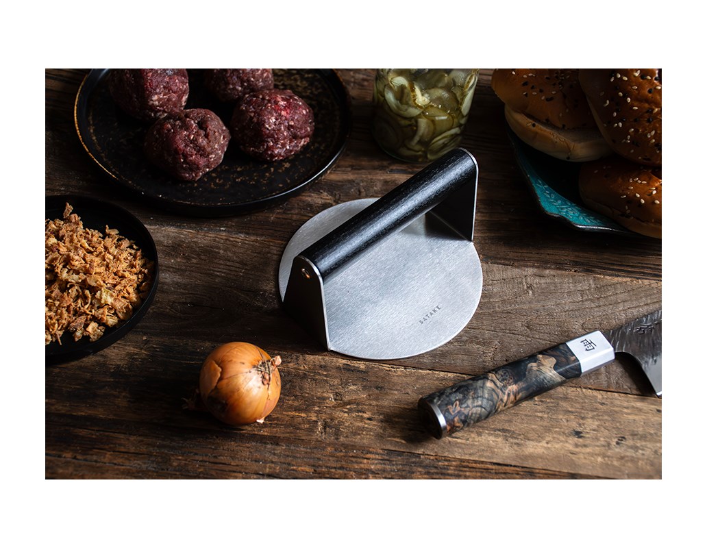 Satake - Satake Smash Burger Set, stainless steel
