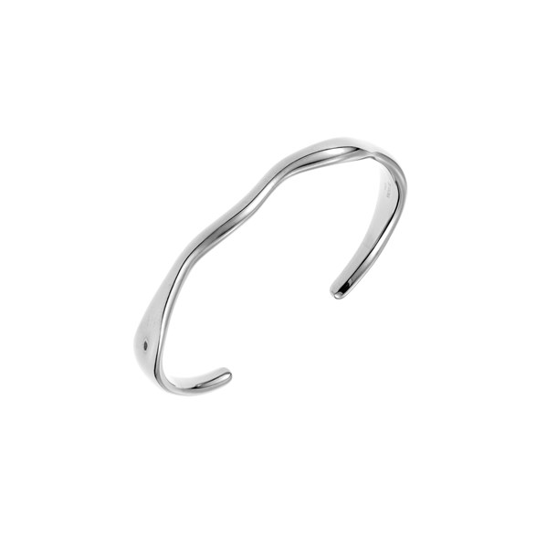 Sharpman - Wave Flexi Bangle Steel