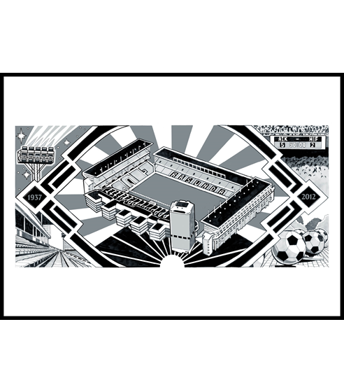 AIK Shop - POSTER - TIFO BAJEN HEMMA 22 - Officiell souvenirbutik