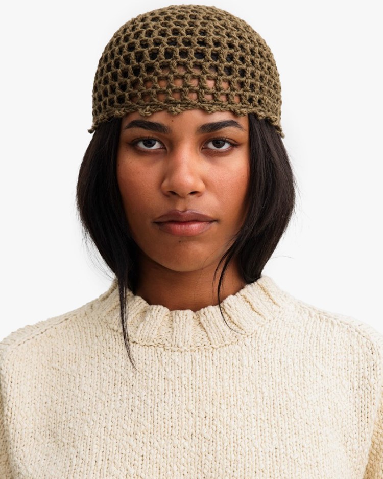 Blue Cher Abba Hat Khaki Wool - Vallgatan 12