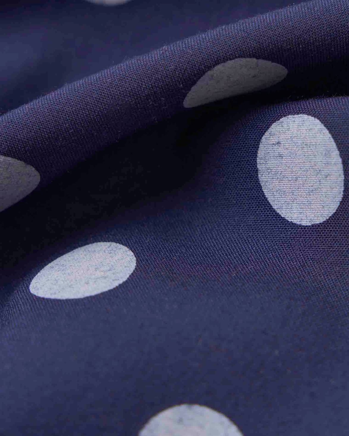 Universal Works Scout Scarf Dot Print Navy - Vallgatan 12
