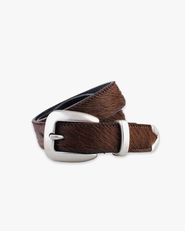 Molebo Ponyhair Western Belt Brown - Vallgatan 12
