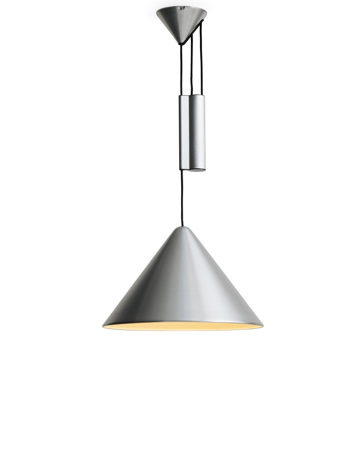 HAY Compass Adjustable Pendant Brushed Aluminium - Vallgatan 12