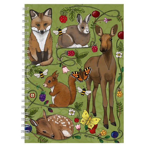 Notebook Baby animals - Naturbutiken