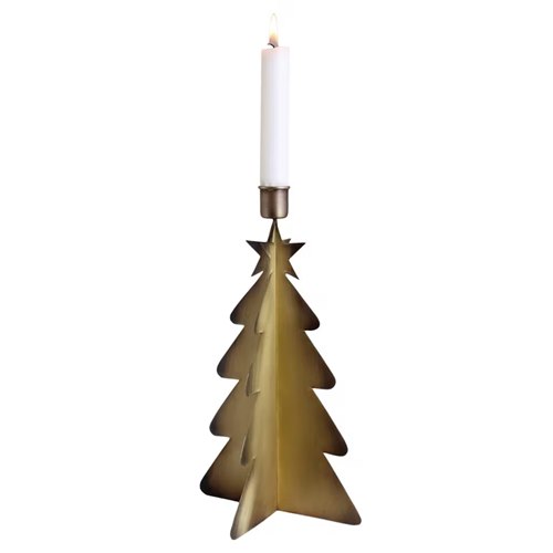 Candlestick Christmas tree Antique Brass - Naturbutiken