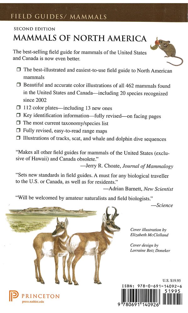 Mammals of North America - Naturbutiken