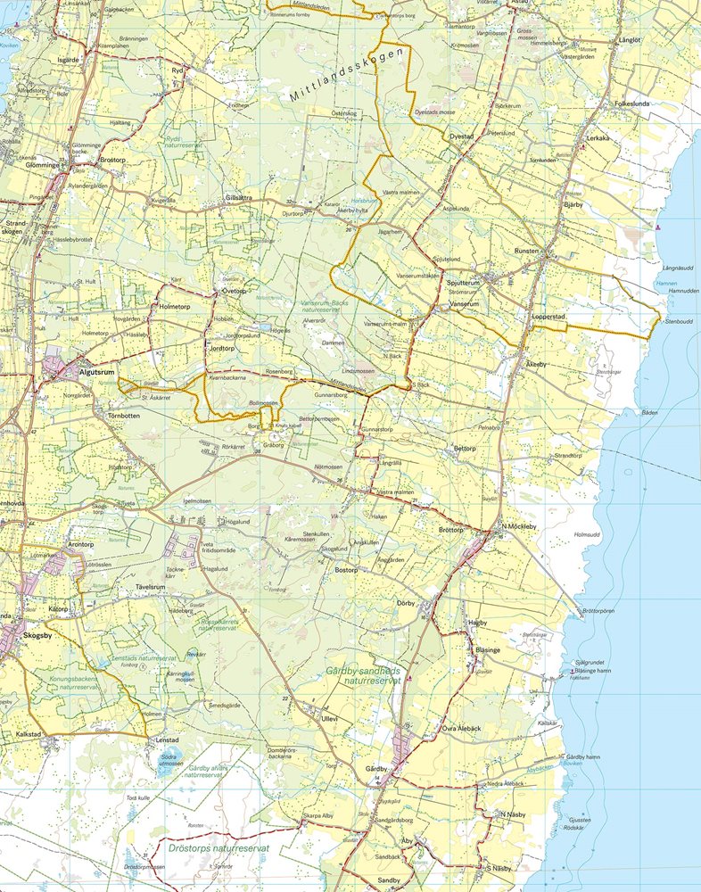 Map Öland 1:50000 - Naturbutiken