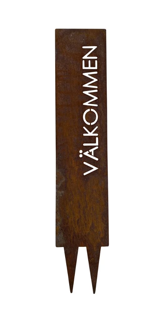 Skylt välkommen - Naturbutiken