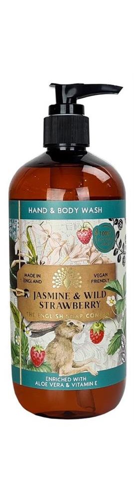 Hand & Body Wash 500ml Jasmine & Wild Strawberry - Naturbutiken