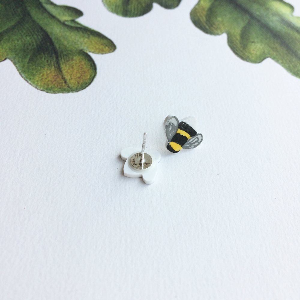 Örhänge humla stift - Naturbutiken