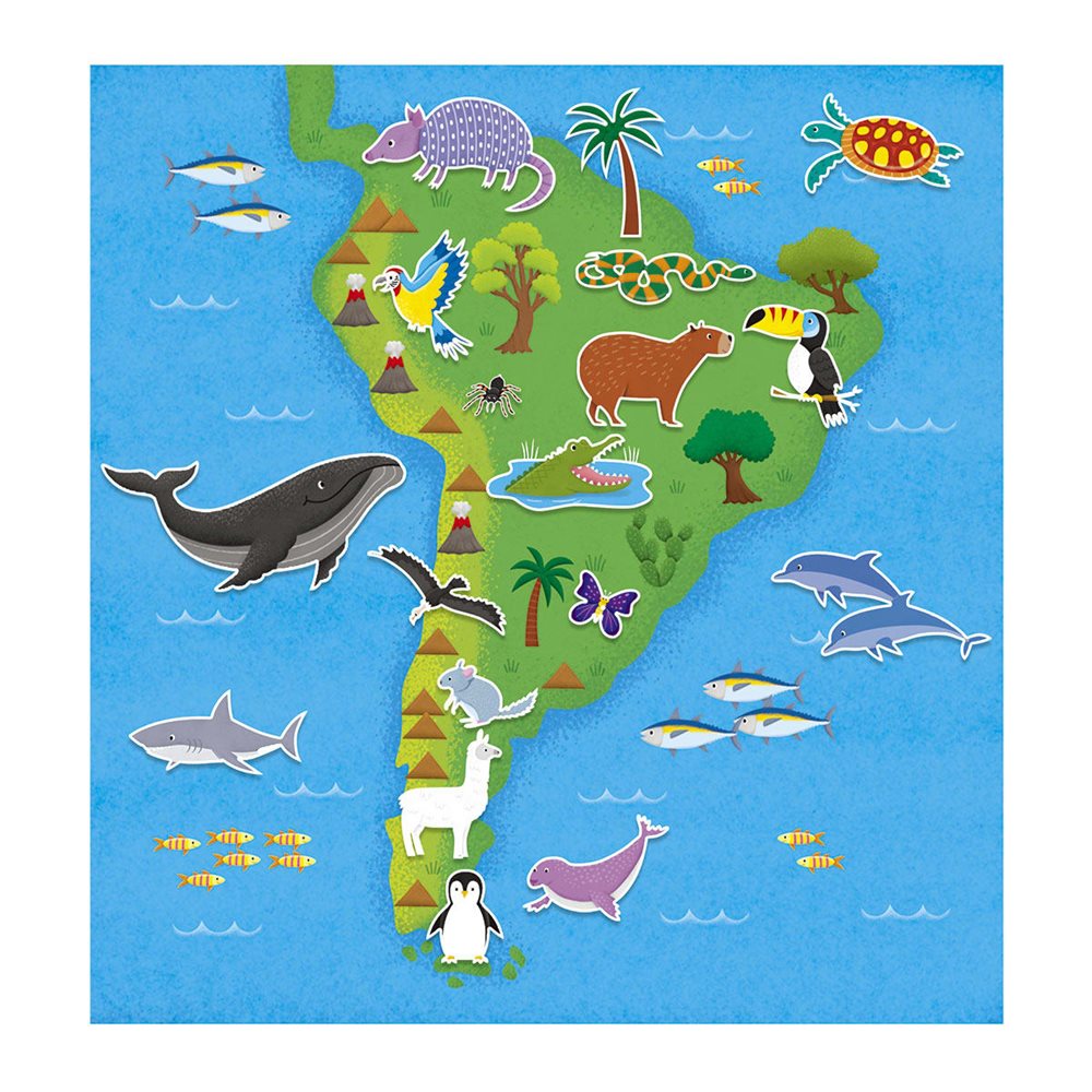 Sticker book Maps - Naturbutiken