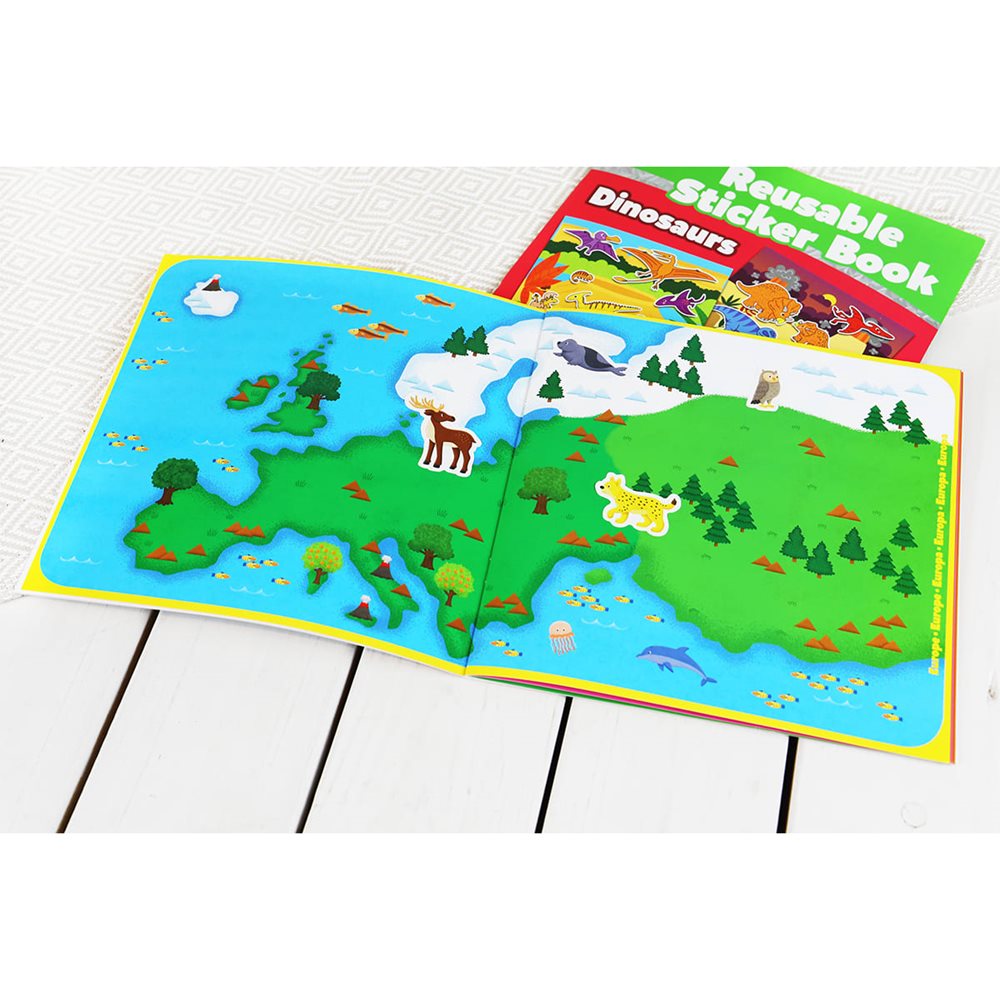 Sticker book Maps - Naturbutiken