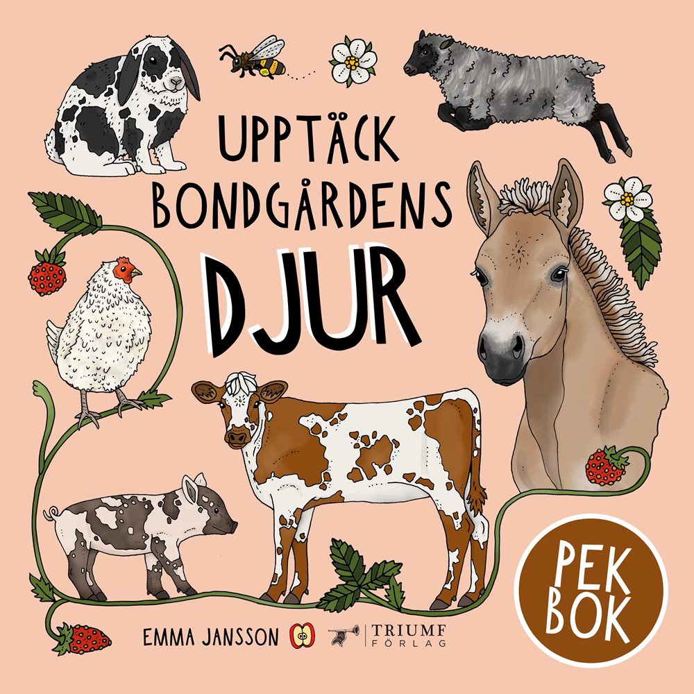 Upptäck bondgårdens djur - pekbok - Naturbutiken