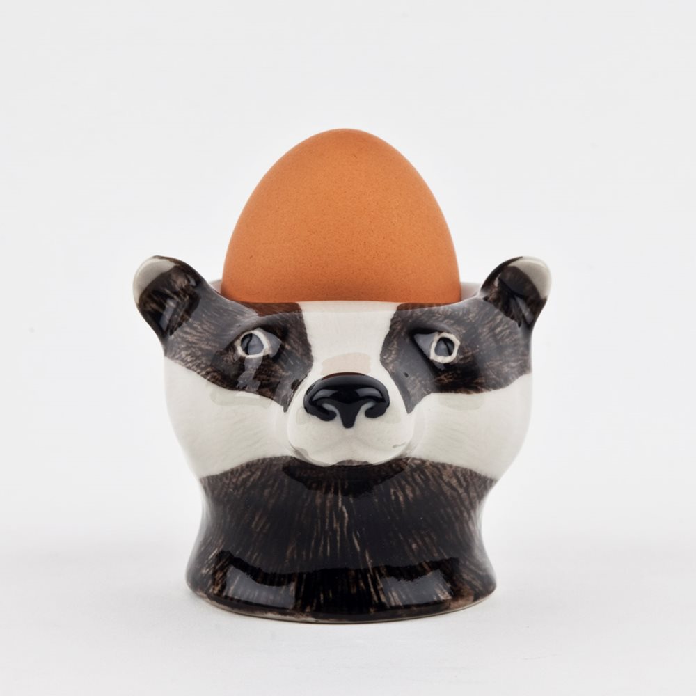 Badger face egg cup - Naturbutiken