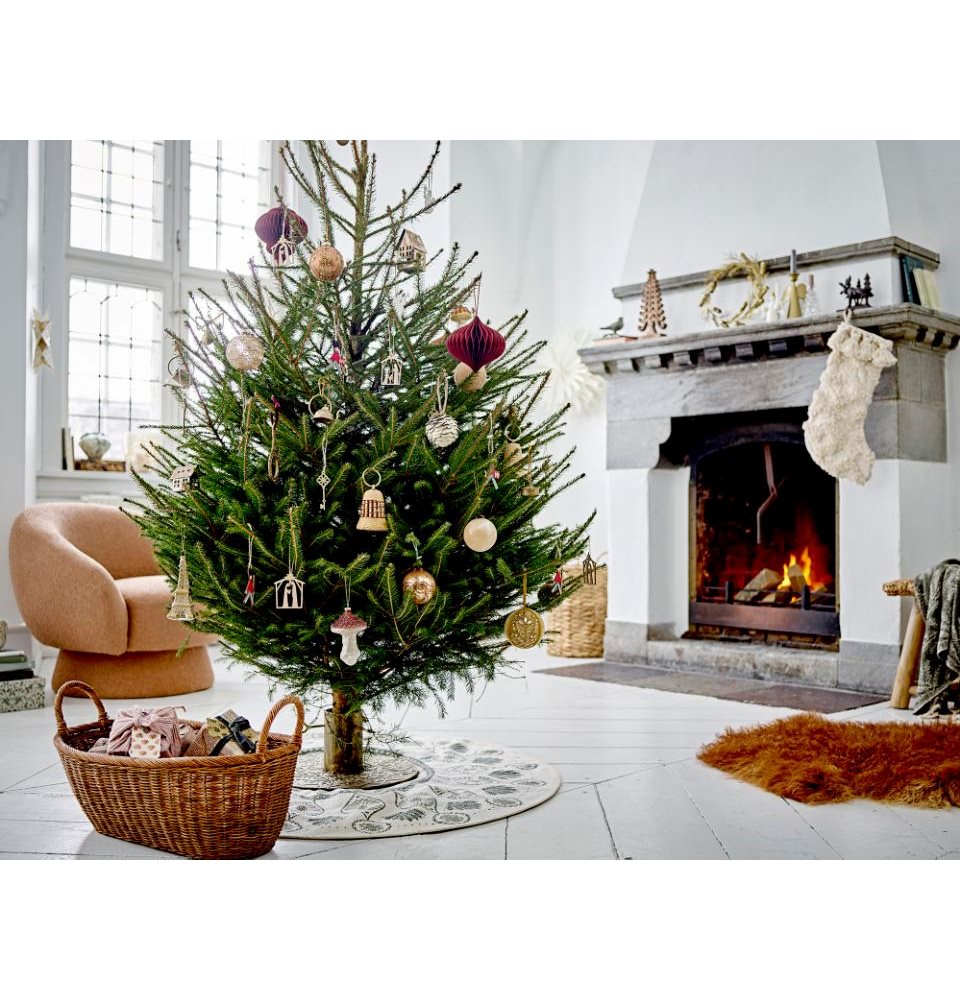 Julpynt svamp brun - Naturbutiken