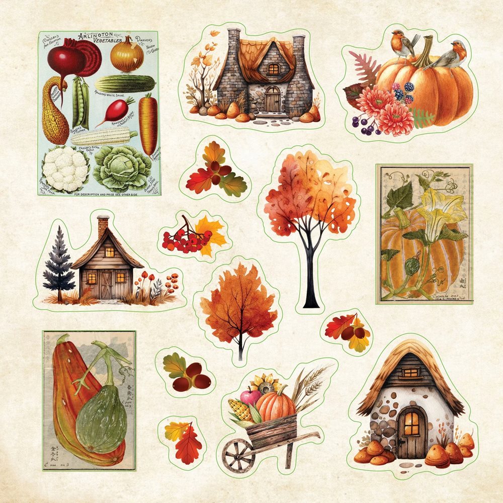 Cottagecore Sticker Book - Naturbutiken