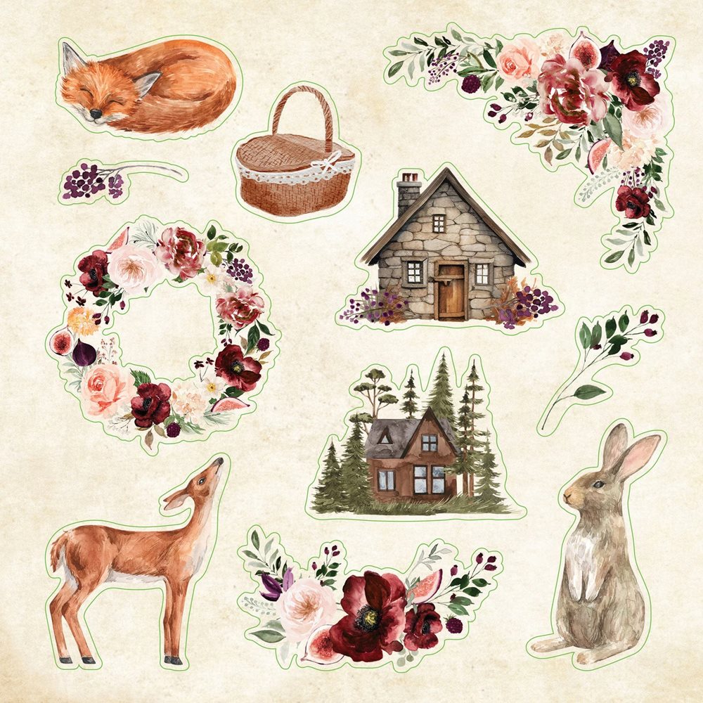 Cottagecore Sticker Book - Naturbutiken